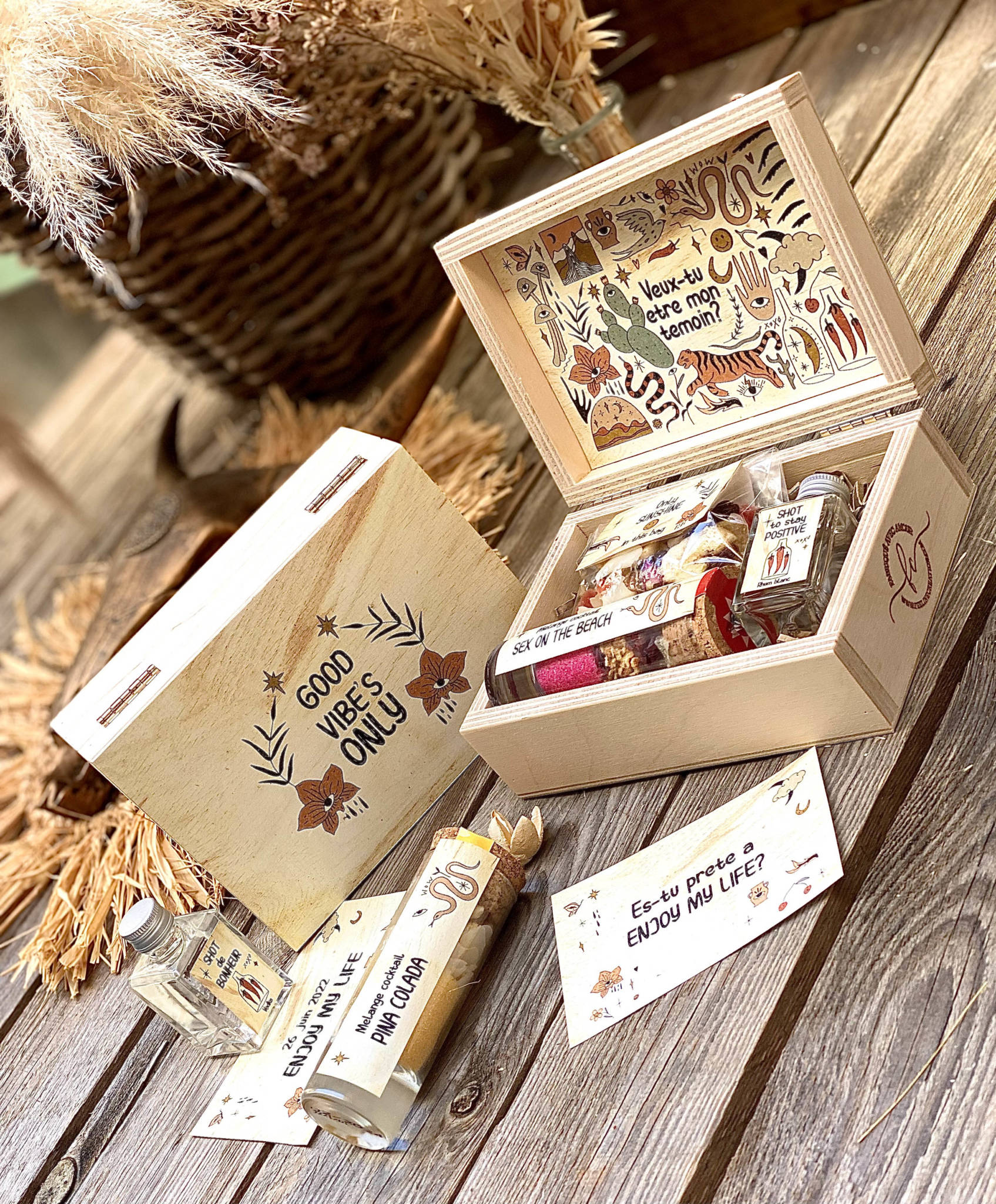 box cadeau personnalisée - Féeline Création