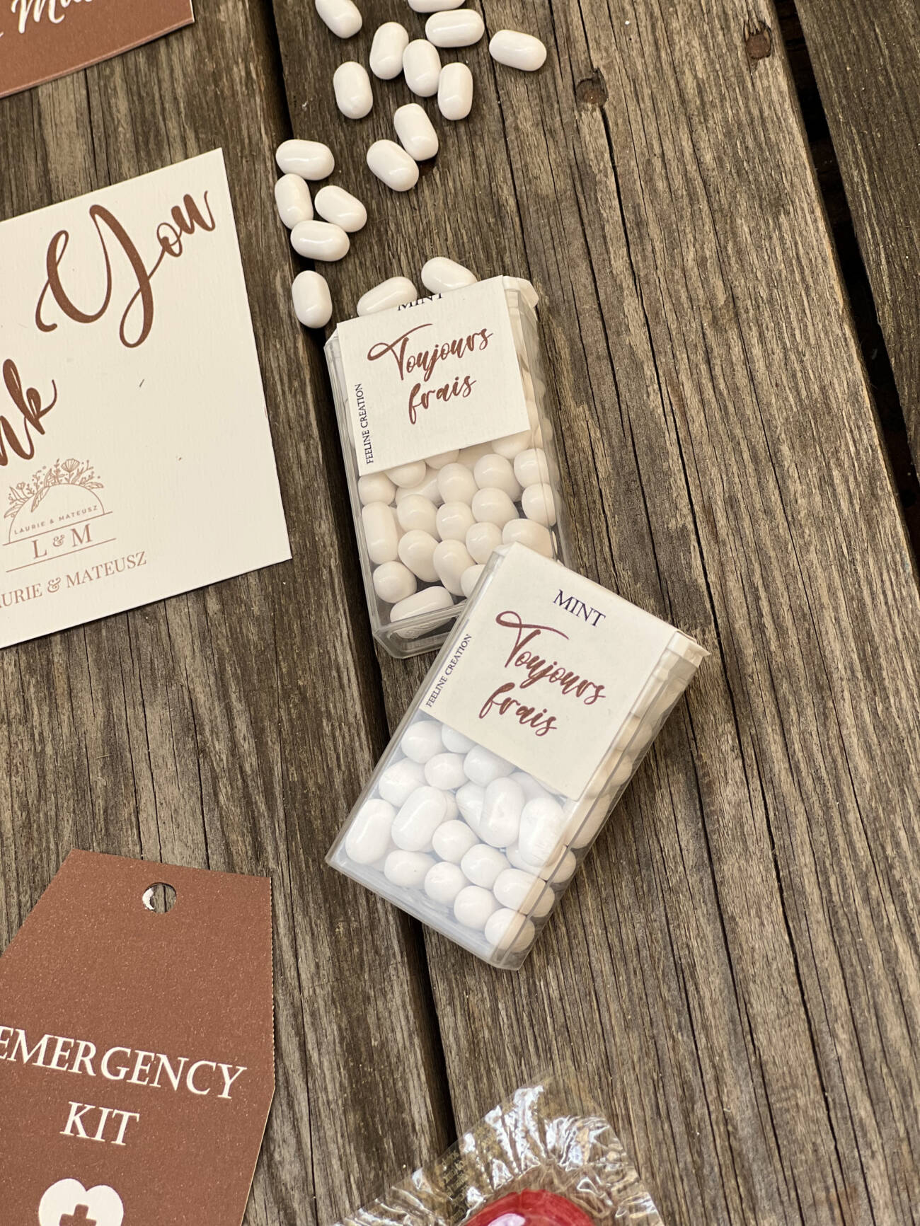 Kit de survie mariage personnalisable pour les lendemains difficiles