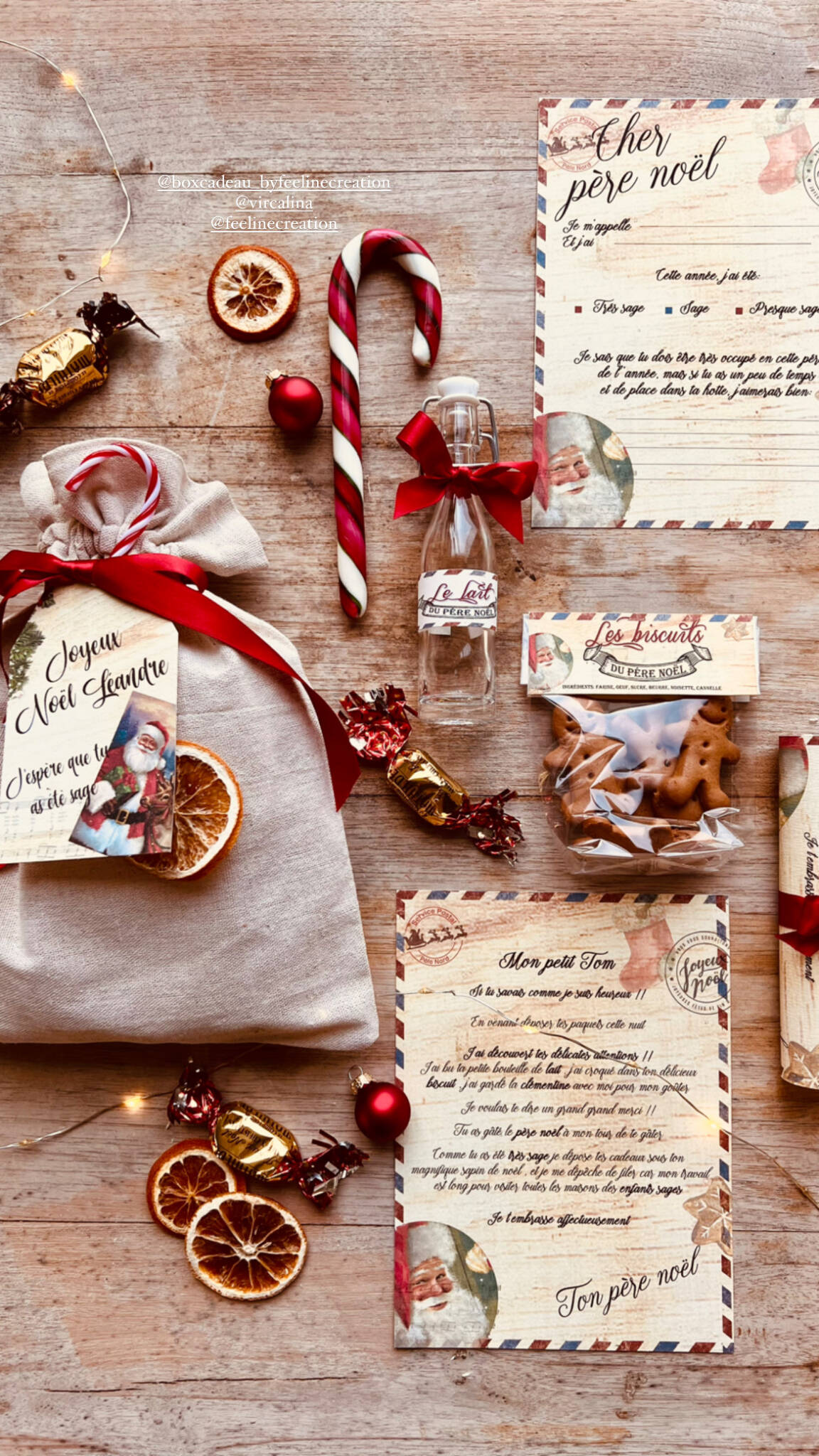 Le kit du père noël - Féeline Création