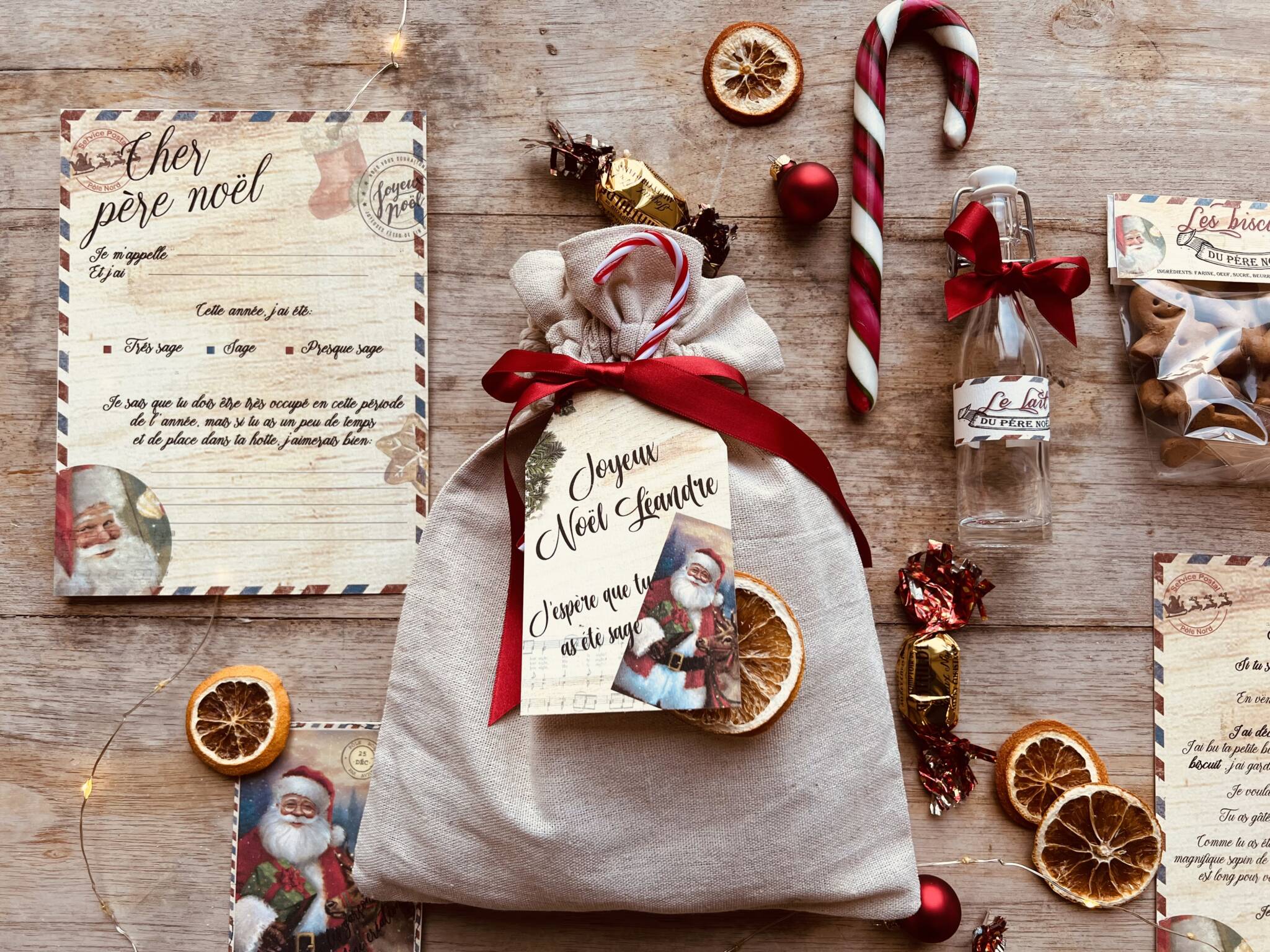 Le kit du père noël - Féeline Création