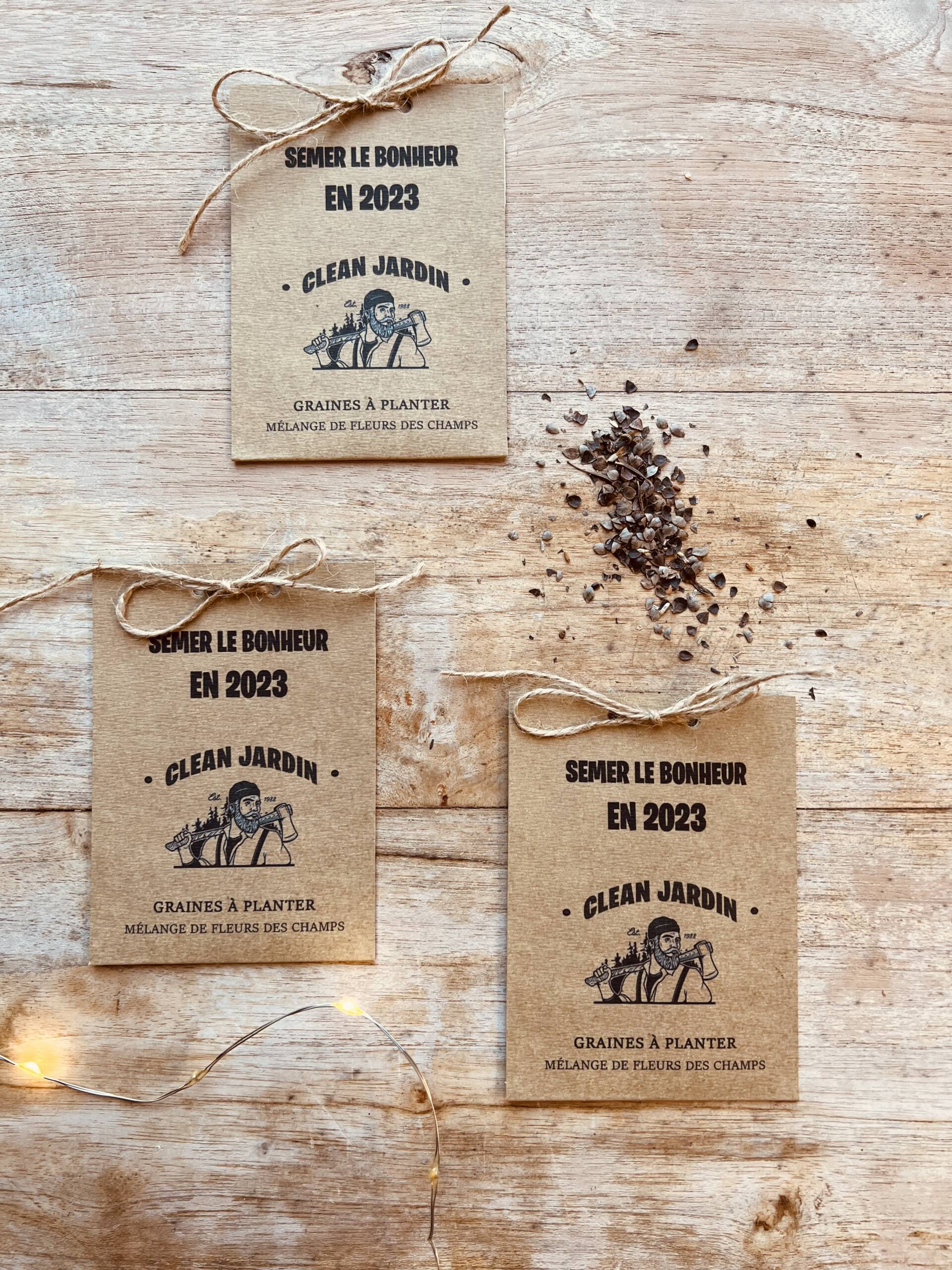 Sachets de graines à semer personnalisés