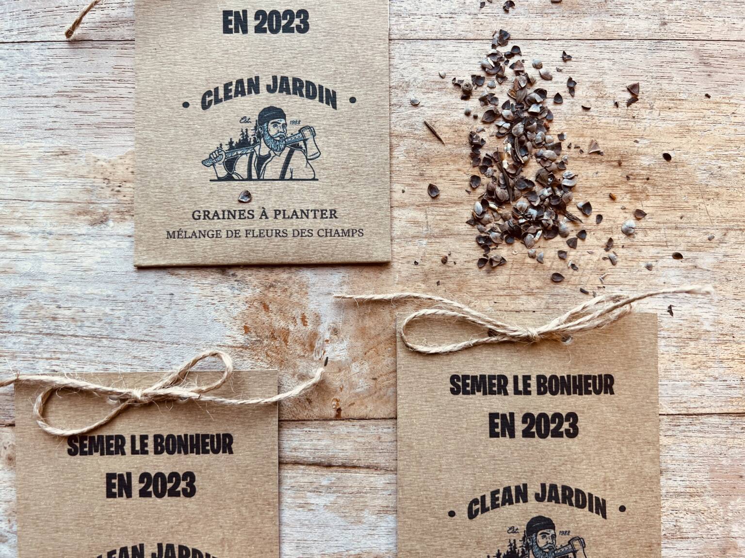 Sachets de graines à semer personnalisés