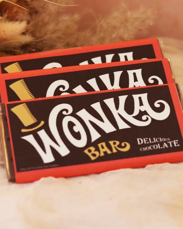 Tablette de chocolat Willy Wonka seule