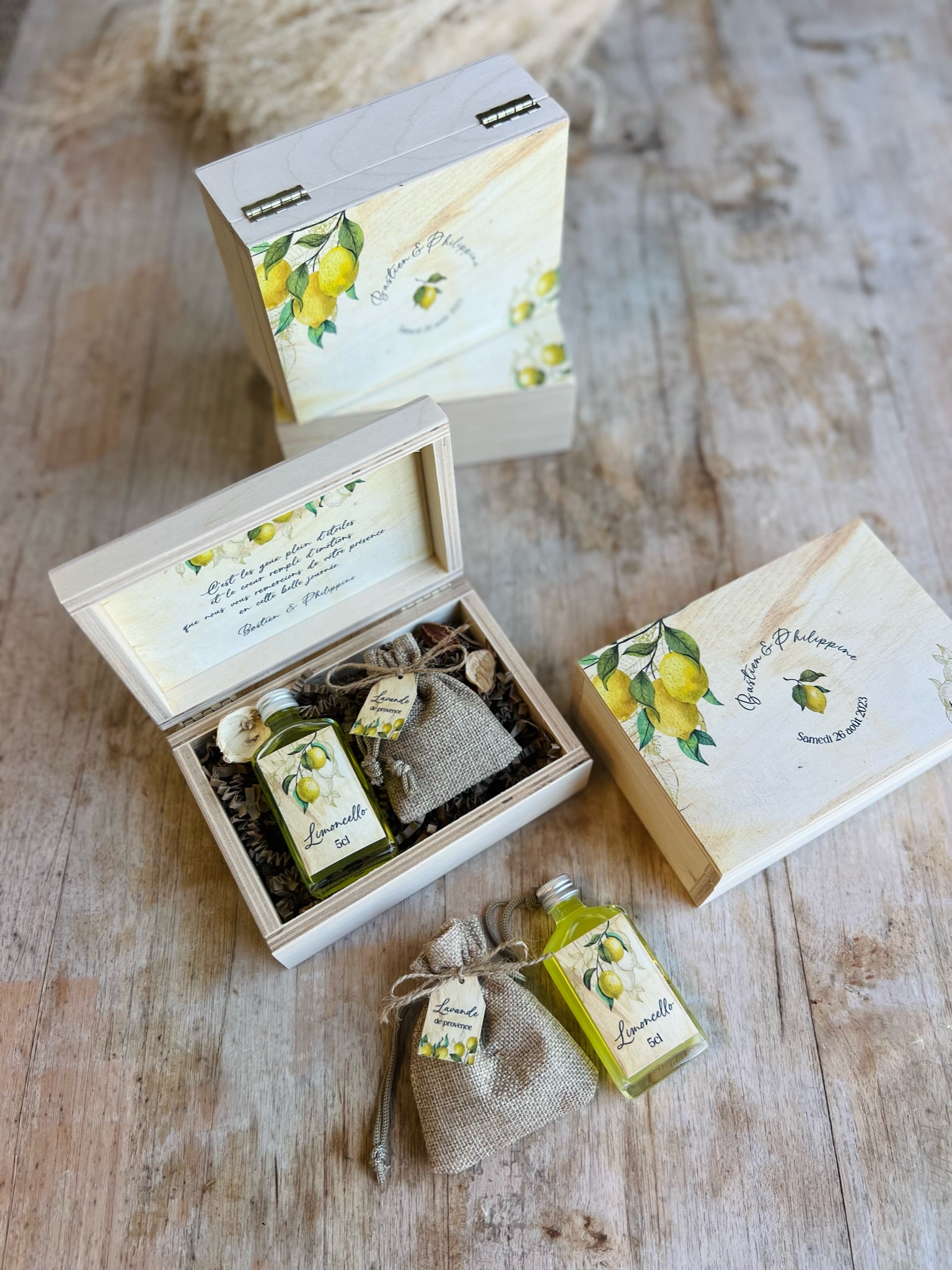 Box cadeau Mini Citron
